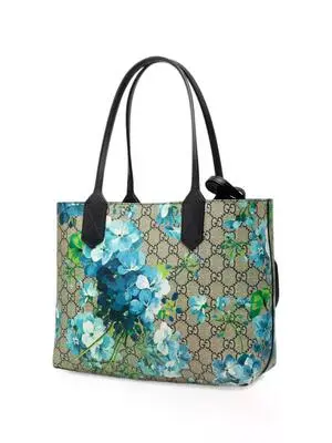 Gucci 2000-2015 Small Gg Supreme Blooms Reversible Tote Bag