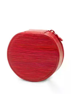 LOUIS VUITTON 1990-2012 Epi Ecrin Bijoux Travel Jewelry Case - Red