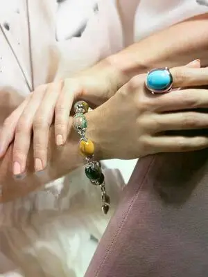 Tamara Comolli Ocean Jasper Coconut Link Bracelet
