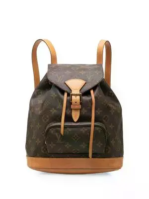 LOUIS VUITTON 2000 Monogram Montsouris Mm Backpack - Brown