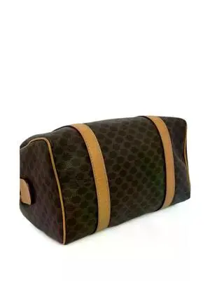 Celine 2013 Macadam Coated Canvas Boston Bag