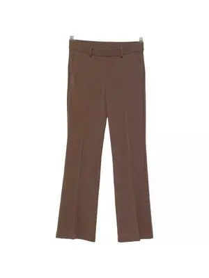 CAMBIO Francoise Flared Trousers - Brown