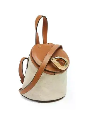 JW Anderson Lid Leather-harness Bucket Bag