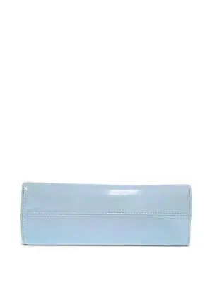 FERRAGAMO Mini Brushed Calfskin Wanda Top Handle Bag Satchel - Blue