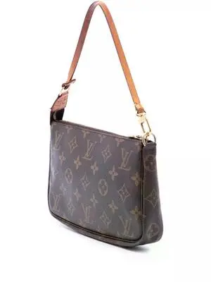 LOUIS VUITTON 2001 Monogram Pochette Accessoires Shoulder Bag