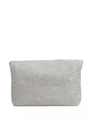 TWENTY FOURHAITCH Mini Varadero Crystal-embellished Clutch Bag - Silver