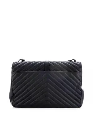 Saint Laurent Matelassé Chevron Leather Large Shoulder Bag