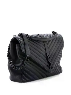Saint Laurent Matelassé Chevron Leather Large Shoulder Bag