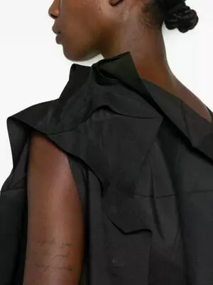 Issey Miyake Geometric Pleated Midi Dress