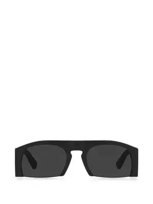 Moschino Geometric Frame Sunglasses - Black