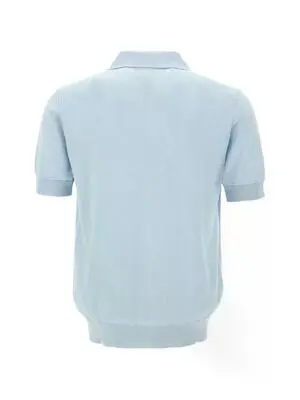FILIPPO DE LAURENTIIS Short-sleeve Knit Shirt - Blue