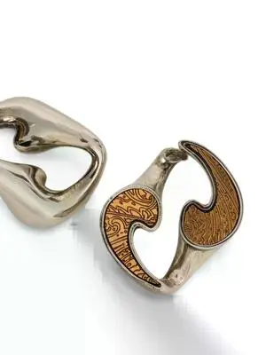 Etro Dual-finish Paisley Earrings