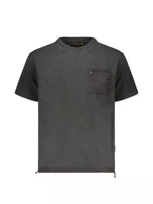 MOORER Zip-pocket T-shirt - Grey