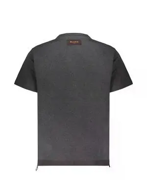 MOORER Zip-pocket T-shirt
