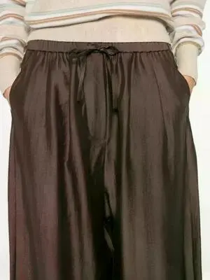 CORDERA Drawstring-waist Wide-leg Trousers
