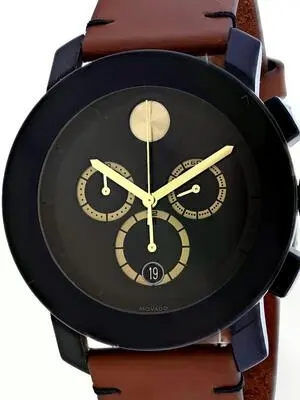 Movado Bold Chronograph Watch - Black