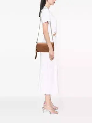 Gucci Soho Chain Flap Crossbody Bag - Brown