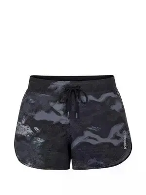 REEBOK Camouflage Print Drawstring Shorts