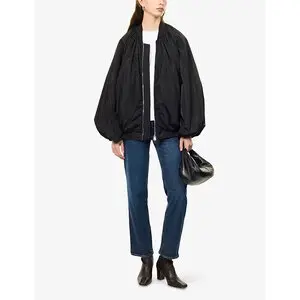 AGOLDE Raffi Balloon-sleeve Nylon Bomber Jacket
