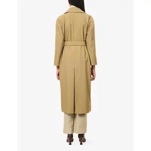 Max Mara Giusto Water Repellent Wool Blend Trench Coat