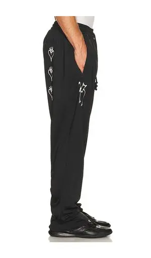 Y3 Gfx Tp Sweatpants In . Also
