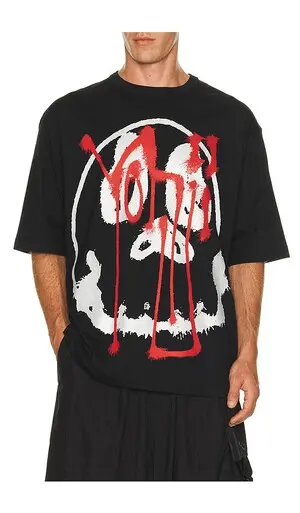 Y3 Skullgfx Tee In . Also - Black