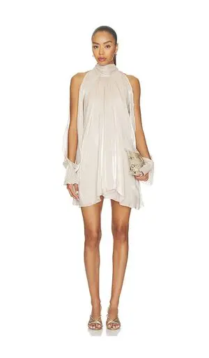 MORE TO COME Tilly Mini Dress With Shawl