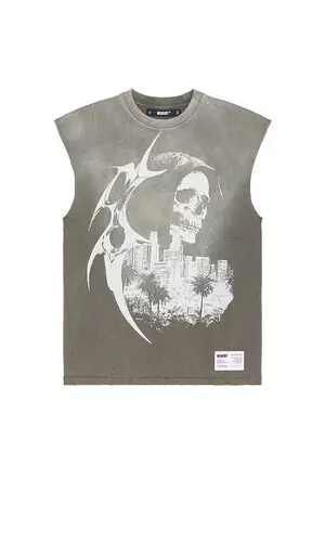 MEMORY LANE Night Watcher Sleeveless Tee In . Also