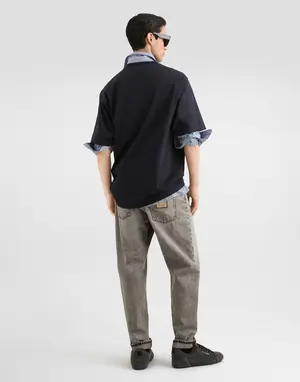 Dolce & Gabbana Slim Fit Multi-coloured Denim Trousers