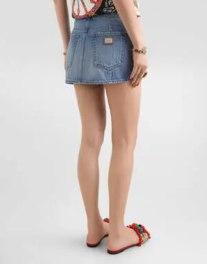 Dolce & Gabbana Denim Miniskirt