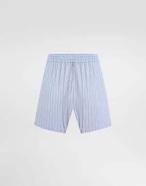 Dolce & Gabbana Striped Poplin Shorts