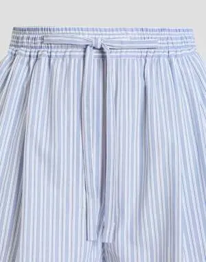 Dolce & Gabbana Striped Poplin Shorts