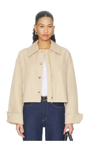 FAVORITE DAUGHTER The Rue Cropped Trench - Neutral