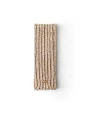 Prada Wool And Mouliné Cashmere Scarf