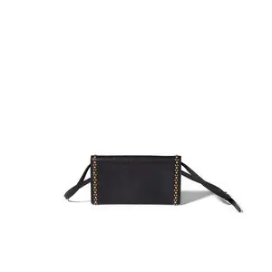 Miu Miu Leather Wallet With Shoulder Strap