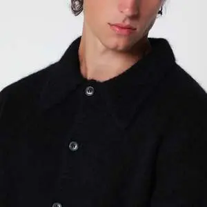 Dries Van Noten Long-sleeved Alpaca Blend Cardigan