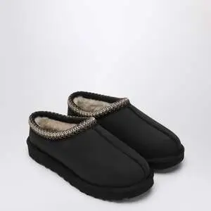 UGG Tasman Nubuck Slip-on Slippers - Black