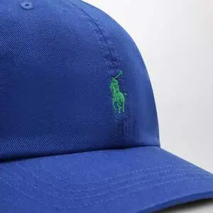 Polo Ralph Lauren Sapphire Cotton Baseball Cap With Embroidered Logo - Blue
