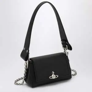 VIVIENNE WESTWOOD Small Hazel Shoulder Bag In Saffiano Leather