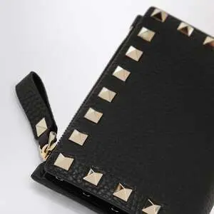 Valentino Garavani Rockstud Wallet In Leather