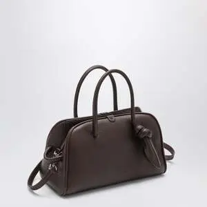 Jacquemus Small Turismo Bag In Dark Leather