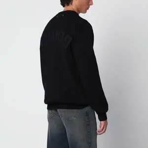 GOLDEN GOOSE Cotton Crewneck Sweater With Double Star Detail