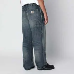 Carhartt Work In Progress Double Knee Cotton Denim Pants