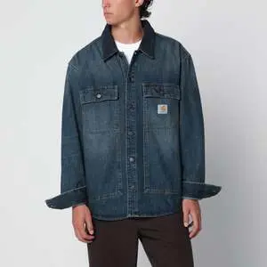 Carhartt Work In Progress Oakland Shirt Jacket In Cotton - Blue