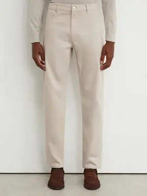 REISS Garment-dyed Slim-fit Jeans