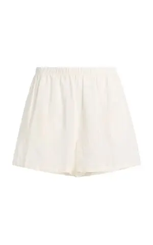 FAVORITE DAUGHTER The Off-duty Linen Mini Shorts