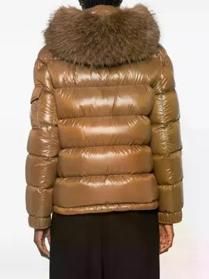 Moncler Faux-fur-trim Quilted Jacket