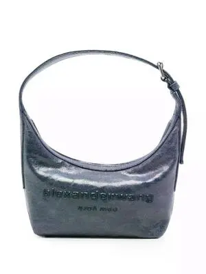 Alexander Wang Logo-debossed Shoulder Bag - Blue