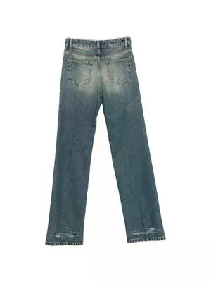ANN DEMEULEMEESTER Faded-effect Jeans