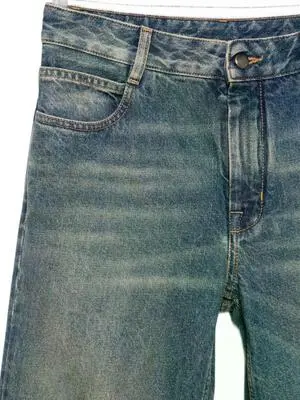 ANN DEMEULEMEESTER Faded-effect Jeans